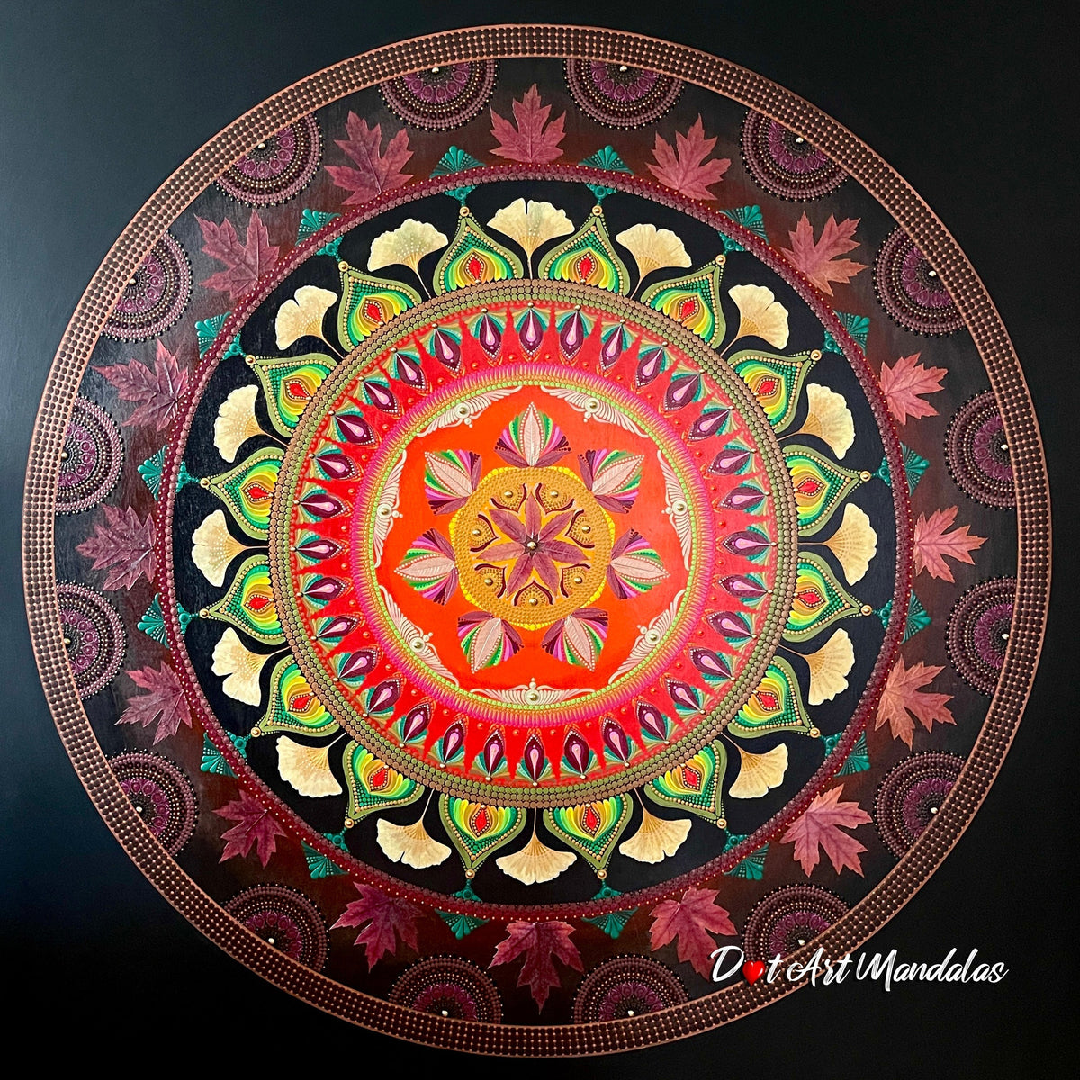 A Half-Year Adventure Making a Nature's Core Mandala | Dot Art Mandala ...